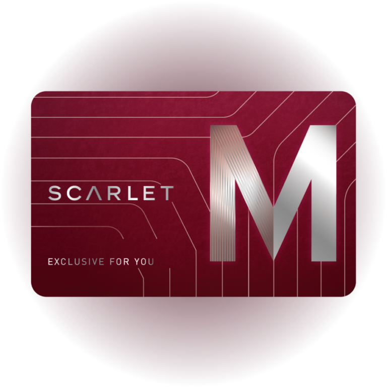 Scarlet M Card - Mcard